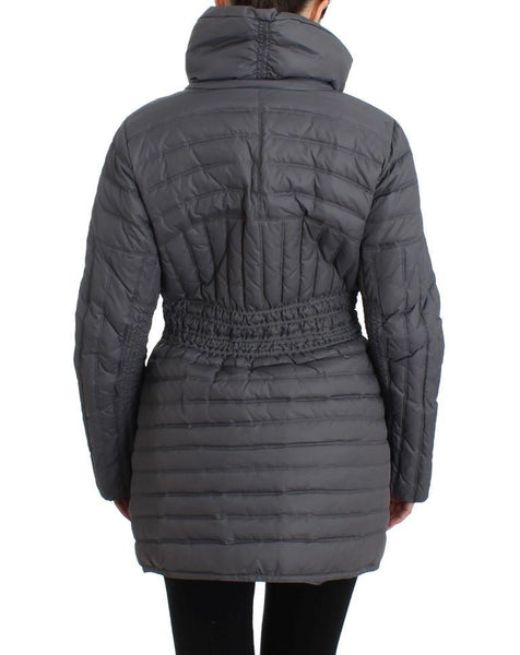 Gray Padded Down Jacket Padded Coat